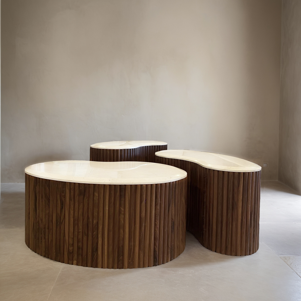 Set mesa de centro Fundi / Fundi set coffee table – Carpinteria Studio