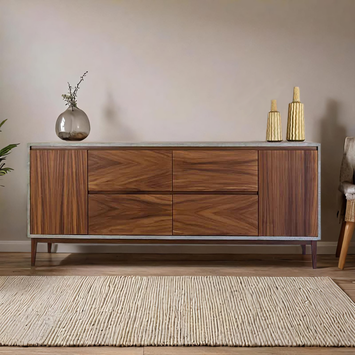 Bufetera Atenas - Parota / Atenas buffet - Parota – Carpinteria Studio