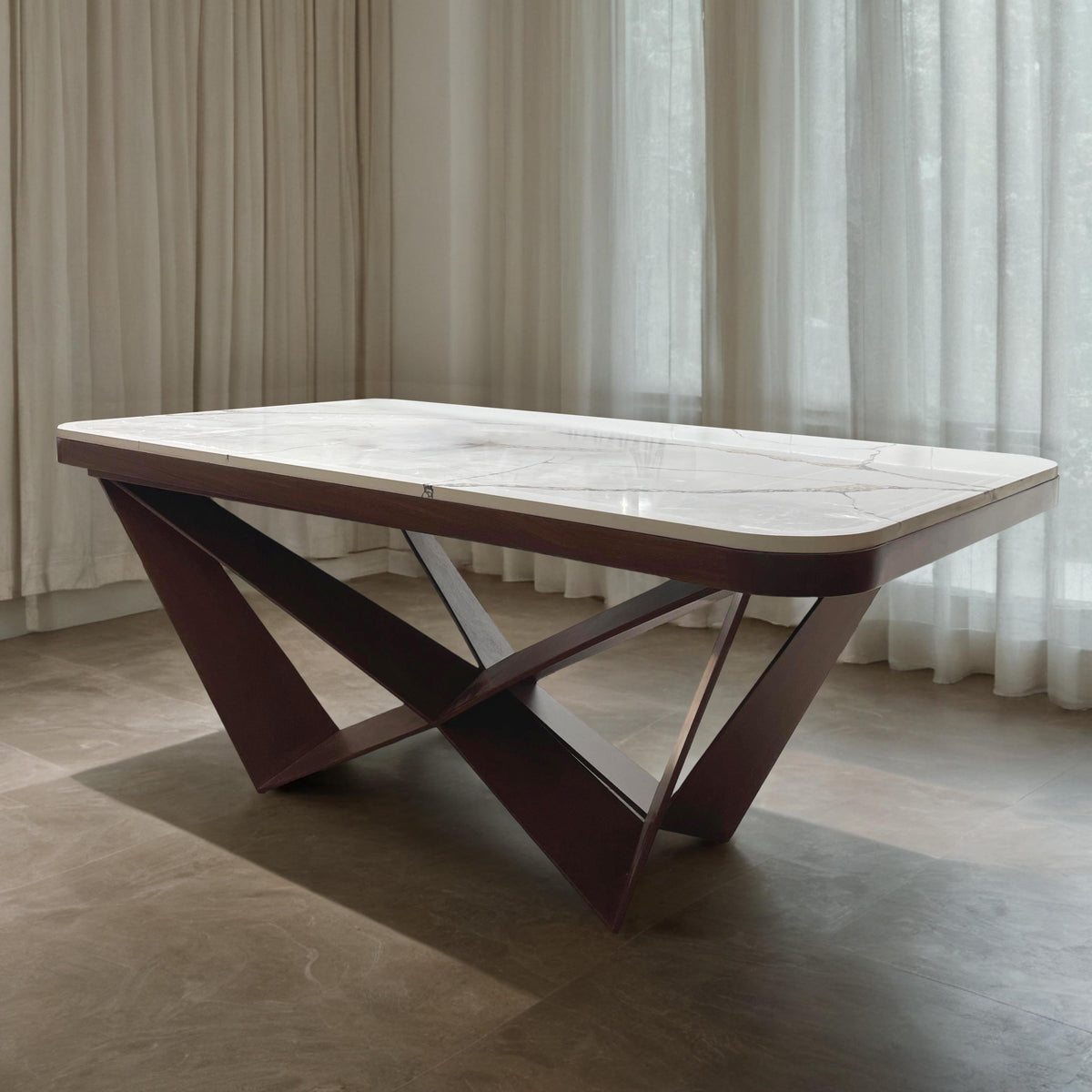 Mesa Praga cuarzo / Praga quartz table – Carpinteria Studio